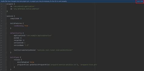 안드로이드kotlin Findviewbyid 대신 Viewbinding 사용하기