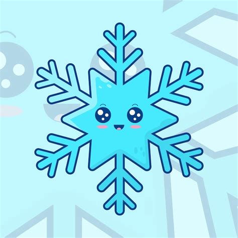 Premium Vector Vector Illustration Of A Cute And Kawaii Winter