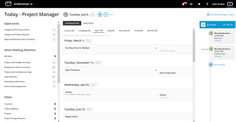 Project Manager Today Project Manager Page Guide Workamajig