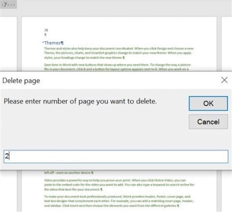 How To Use VBA To Select And Delete A Single Page In Word