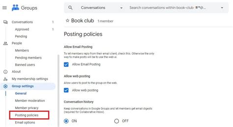 Google Groups How To Set Up A New Group
