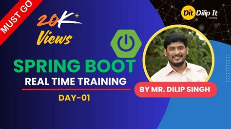 Spring Boot Session 01 Overview And Importance Of Frameworks Dilip Singh Youtube
