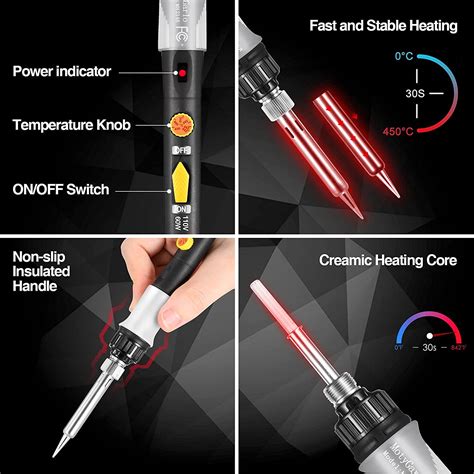 Soldering Iron Kit 60w Soldering Irons Electric So Grandado