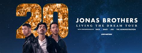 Jonas Brothers Jonas20 Living The Dream Tour Rocket Arena