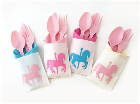 Cutlery Bags Carousel Party Carousel Birthday Carousel Horse Carousel