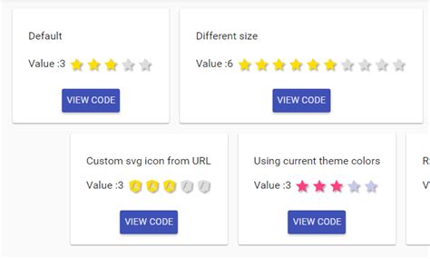 Angular Material Rating Bar Mdratingbar Angular Script