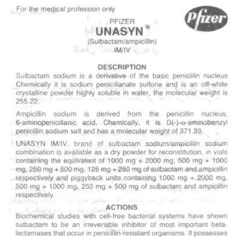 Unasyn Pdf