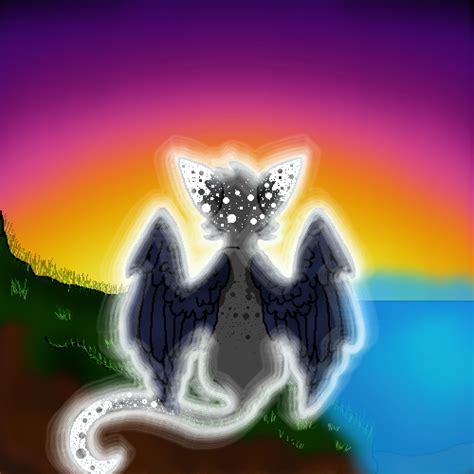 Pixilart Glow Sunset Wolf By Bloxxiy Agustis