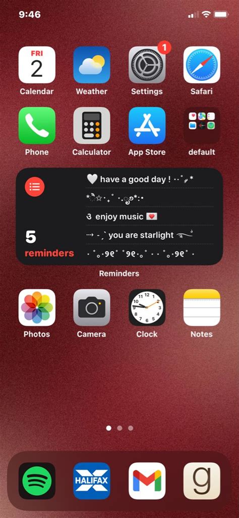 Widget Aesthetic In 2024 Iphone Reminders Apple Reminders Iphone Layout
