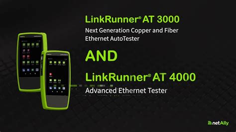 Netally Linkrunner At 3000 Network Tester