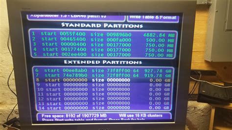 Custom Bios Partition Settings Roriginalxbox