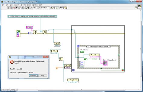 Register User Events Through Vi Server Calling External Code Lava