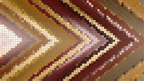 3d Mosaic Rendering Based On An Abstract Angular Composition Consisting Of Panels And Lines