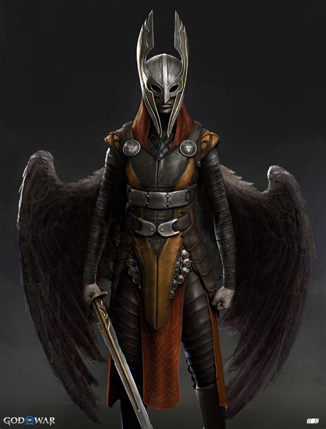 Artstation Valkyrie God Of War Ragnarok
