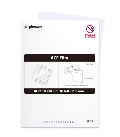 Phrozen Acf Release Film Phrozen Technology Resin 3d Printer