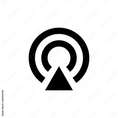 Wireless Hotspot Network Signal Icon Nfc Broadcast Internet Connection Icons Transmission