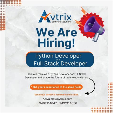 Lokesh Kumar On Linkedin We Are Hiring 📢for Python Developer Experience 35 Years On Python