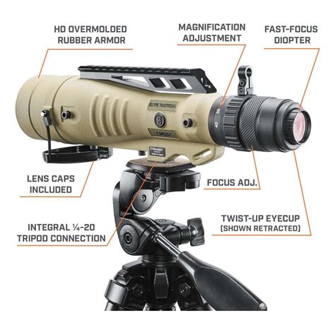 Bushnell Elite Tactical Lmss 8 40x60 Spotting Scope Review