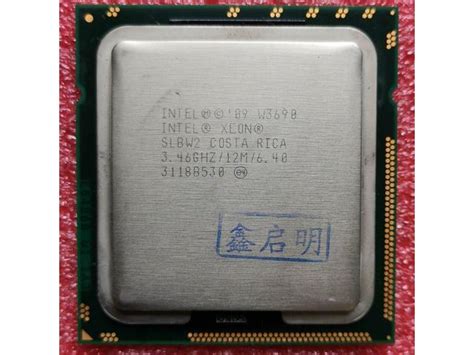 Intel Xeon W3690 3.46GHz (3.73GHz Turbo Boost) LGA 1366 130W ...