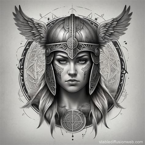 Valkyrie Tattoos Designs