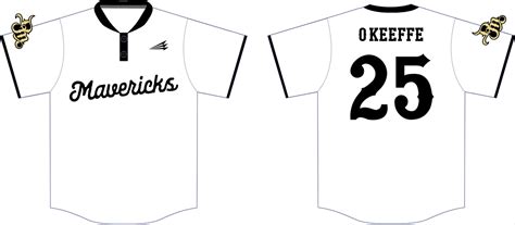 Dawson Mavericks Custom Baseball Jerseys Triton Mockup Portal
