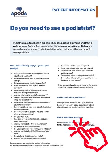 What A Podiatrist Can Do For You Australian Podiatry Association Ltd