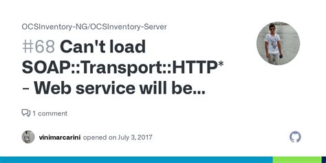 Cant Load Soaptransport Web Service Will Be Unavailable · Issue 68 · Ocsinventory