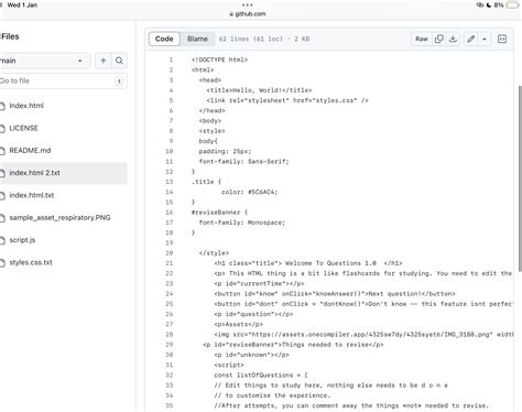 Html Program For Studying Instructables