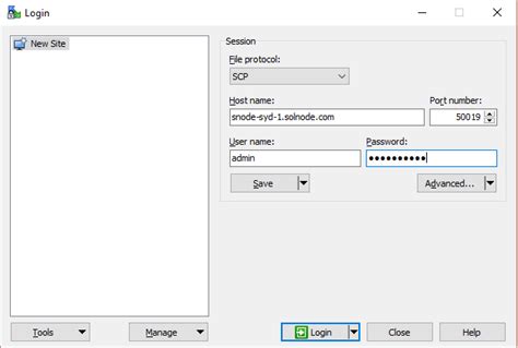 Configure Winscp To Backup Your Files To A Storagenode Datamossa