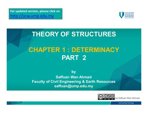 Theory Of Structures Determinacy Part 2