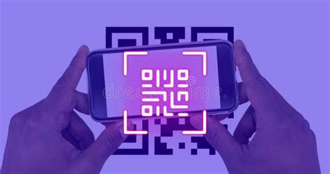 Image Of Qr Code And Qr Code Scanning On Smartphone Stock Image Image