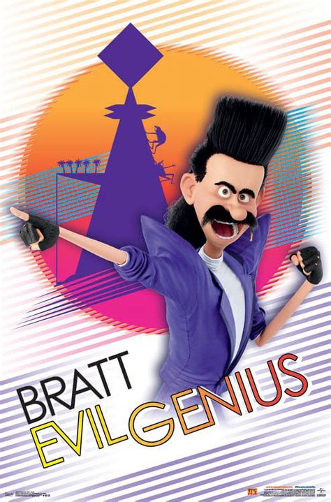 Despicable Me 3 Bratt Laminated Poster Print 22 X 34