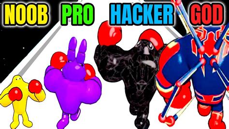 Punchy Race D NOOB Vs PRO Vs HACKER Vs GOD YouTube