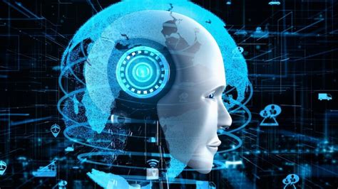 Robot Futurista Inteligencia Artificial Huminoide Ai Análisis De