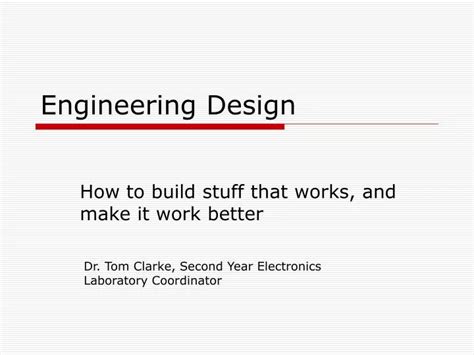 PPT Engineering Design PowerPoint Presentation Free Download ID 5577753