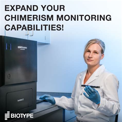 At Biotype We Offer The Most Sensitive Chimerism Monitoring Tests On The Market Using Digital