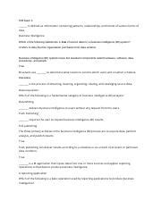 Mis Exam Docx MIS Exam Is Defined As Information Containing Patterns Relationships And