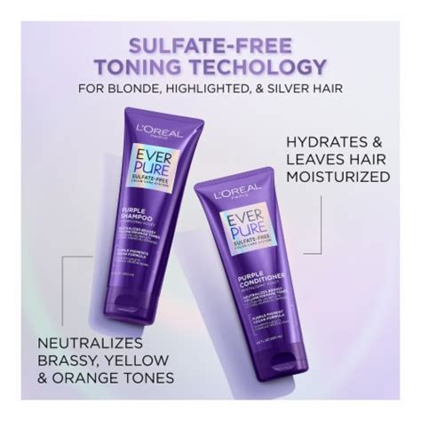 Loreal Paris Everpure Sulfate Free Purple Conditioner 68 Fl Oz Ralphs