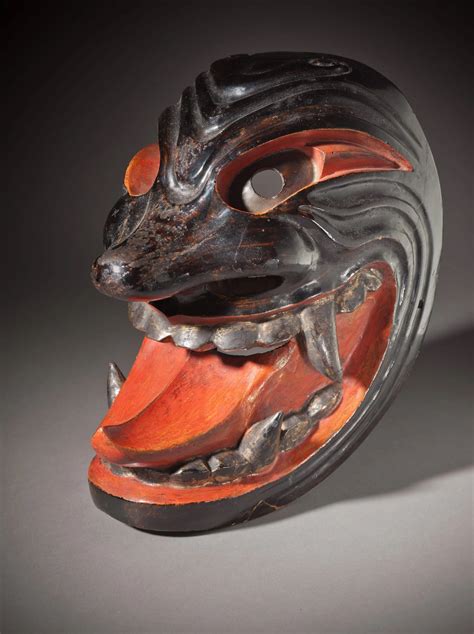 Unknown Demon Mask Meiji Period Late 19th Early 20th Century