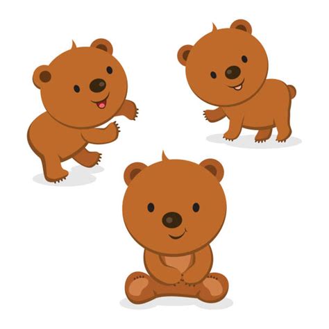 Cartoon Of A Bear Cubs Illustrations Royalty Free Vector Graphics
