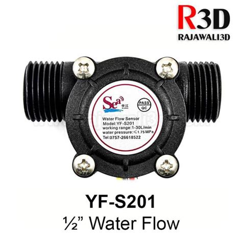 Jual Flow Meter 12inch Yf S201 Water Flow Sensor Control 1 30lmin 2
