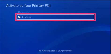 Activate Deactivate As Primary PS4 BEST FIX 2025