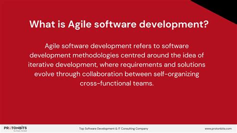 agile software development process pdf