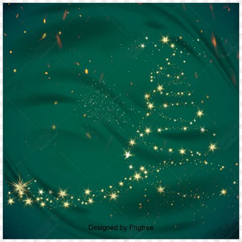 메리 크리스마스 초록색 심플한 배경섬세한별빛조직 Png 일러스트 무료 다운로드 Lovepik