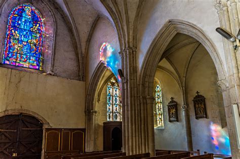 Mary Paratrooper Stained Glass Church St Marie Eglise Normandy France