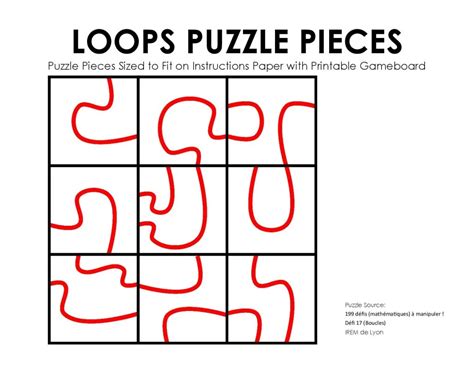 Loops Puzzle Math Love
