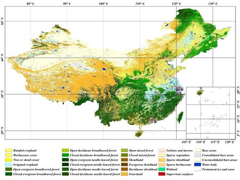 空天院发布首套2020年全球30米地表覆盖精细分类产品