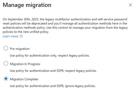 인증 방법 정책으로 마이그레이션하는 방법 Microsoft Entra Microsoft Learn