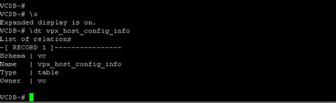 Working With Vmware Vsphere 65 Vcenter Embedded Vpostgres Database Cli Commands Techcrumble