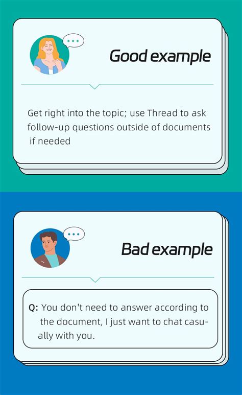 chatdoc guide how to make good queries
